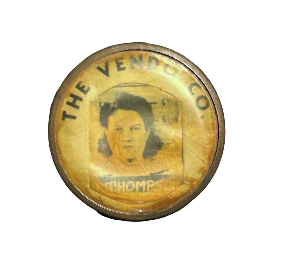 Late 40s Employee Badge Art Deco Great Photo - Etsy