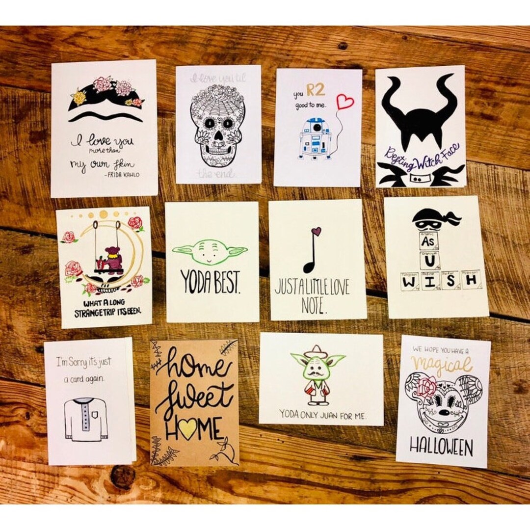 Personalized Handmade Cards - Etsy