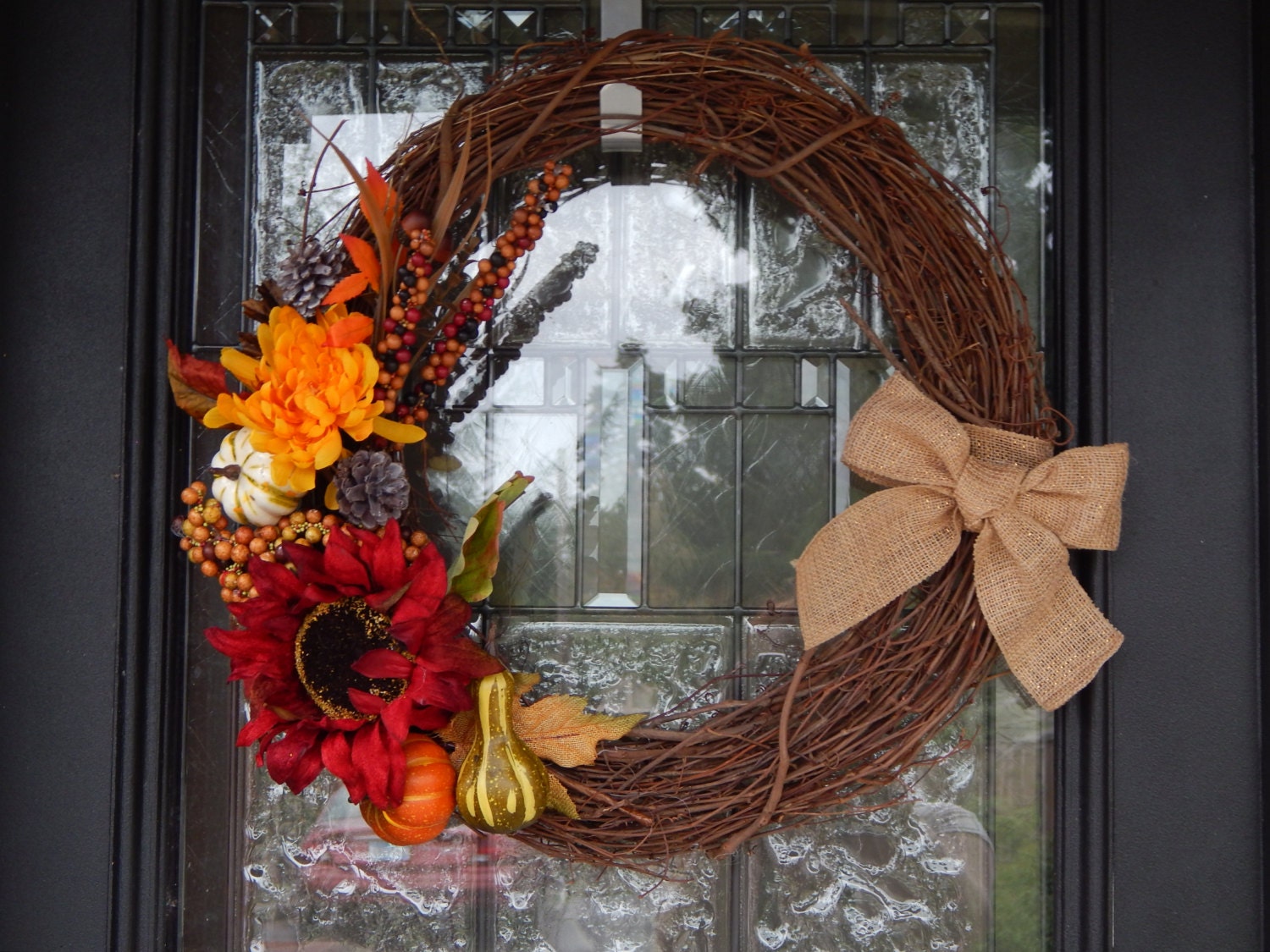 FALL in Love Wreath - Etsy