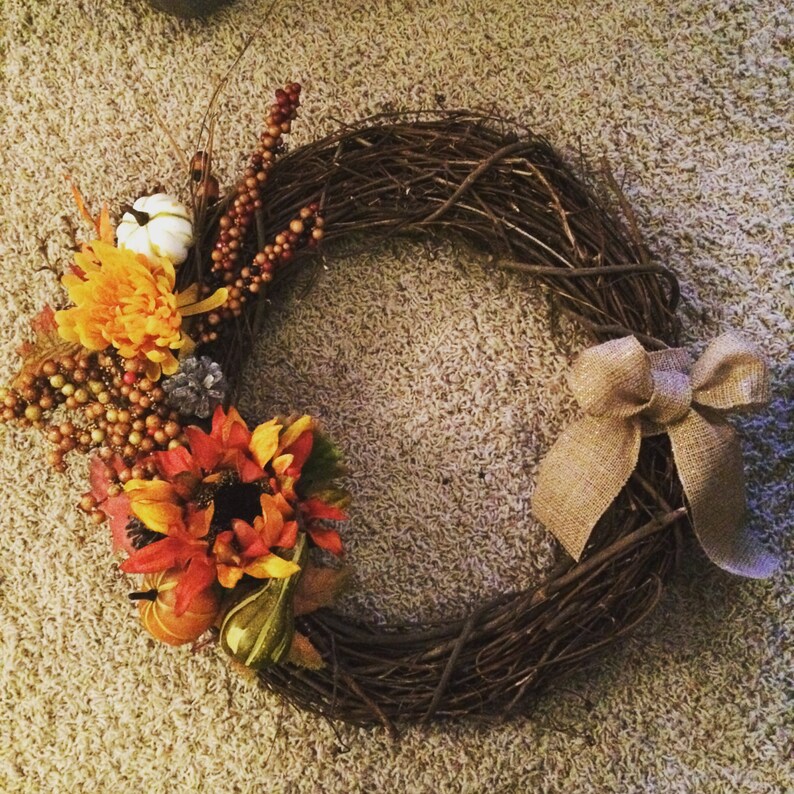 FALL in Love Wreath - Etsy