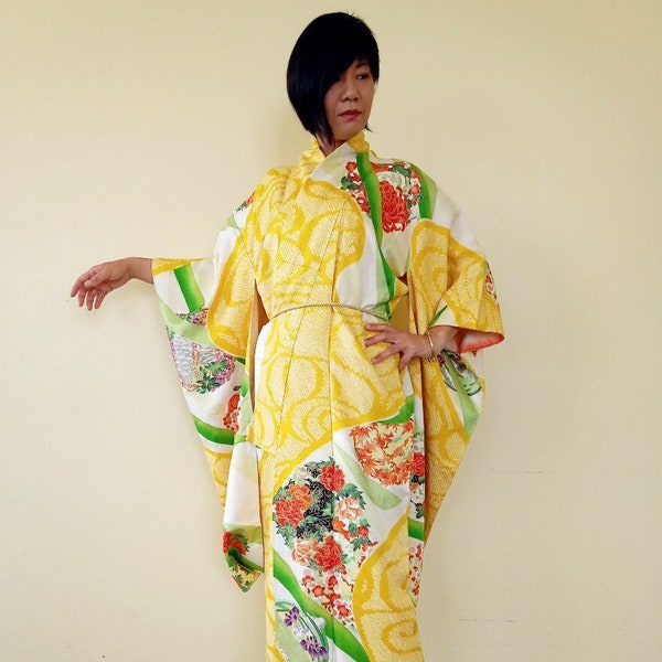 Kimono Furisode - Etsy
