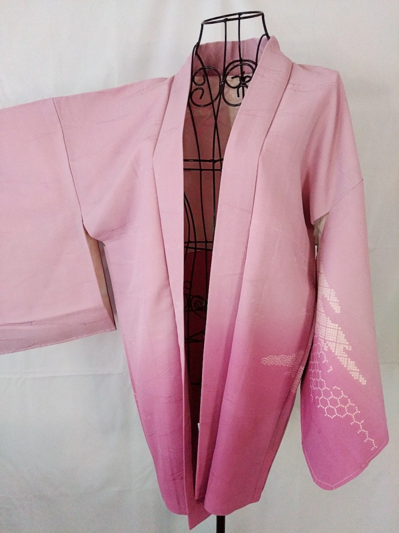 Purple Silk Haori Jacket Japanese Silk Oversized Jacket - Etsy