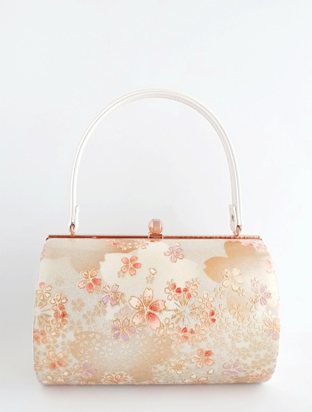 Cherry Blossom Kimono Bag, Vintage Japanese Kimono Purse Clutch in ...