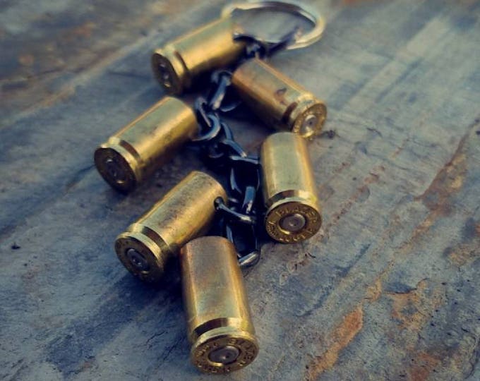 Bullet Keychain, Bullet Casing Keychain, Country Keychain, Rustic Key ...