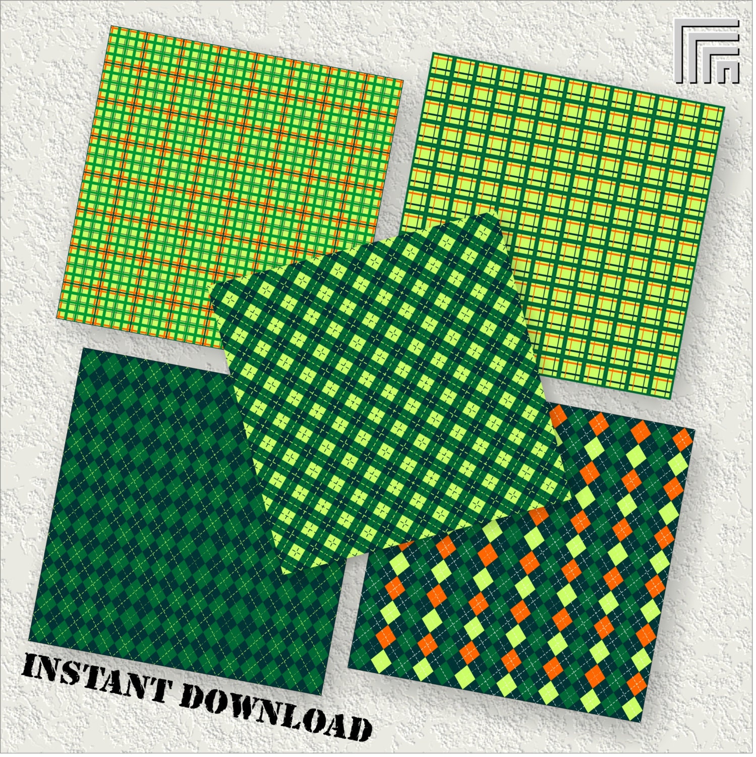 Digital Paper Pack, INSTANT DOWNLOAD, Printable, Scrapbook, Background ...