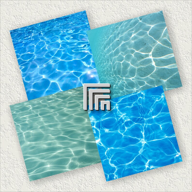 Digital Paper Pack, Summer SEA, INSTANT DOWNLOAD, Printable, Scrapbook ...