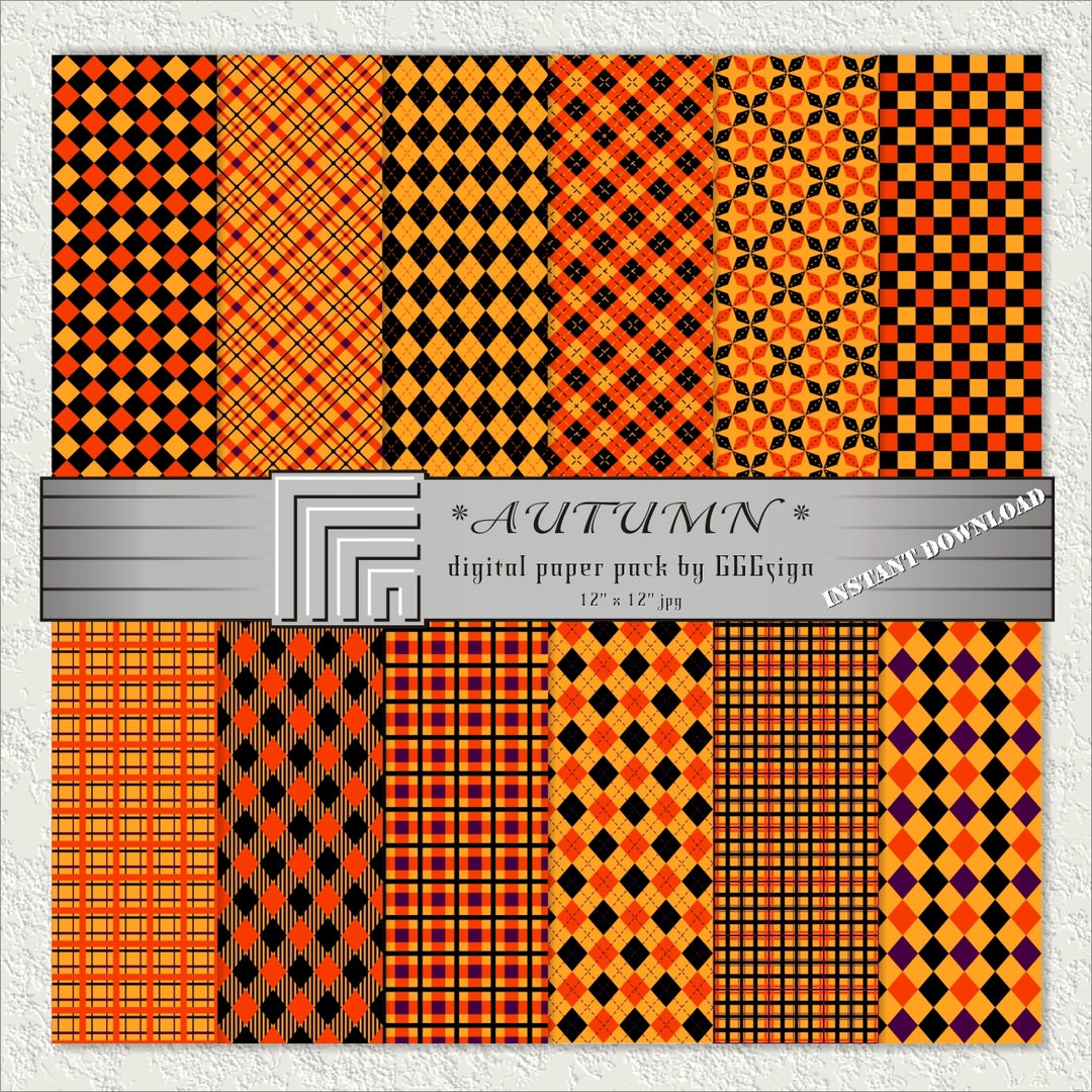 Digital Paper Pack, INSTANT DOWNLOAD Printable, Scrapbook, Background ...