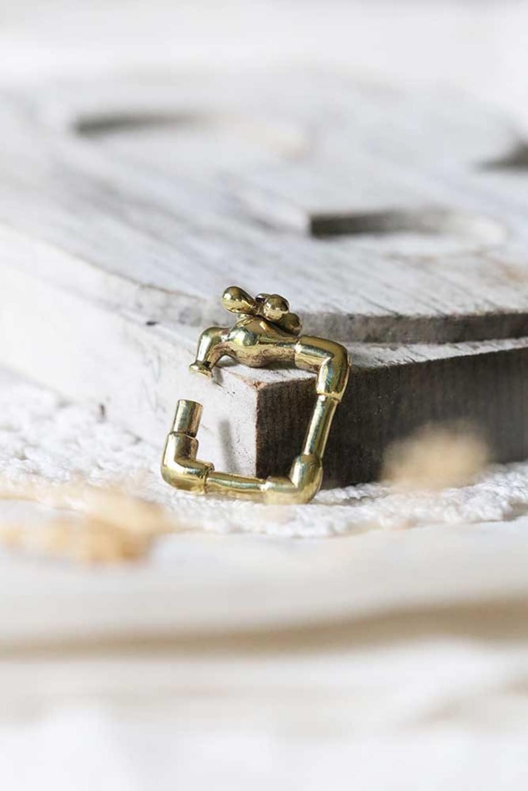 Faucet / Water Tap Ring / Linen Jewelry / Fashion Jewelry / Unique ...