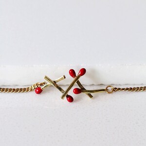 Match Bracelet. / Original Made and Design by Linen Jewelry. - Etsy