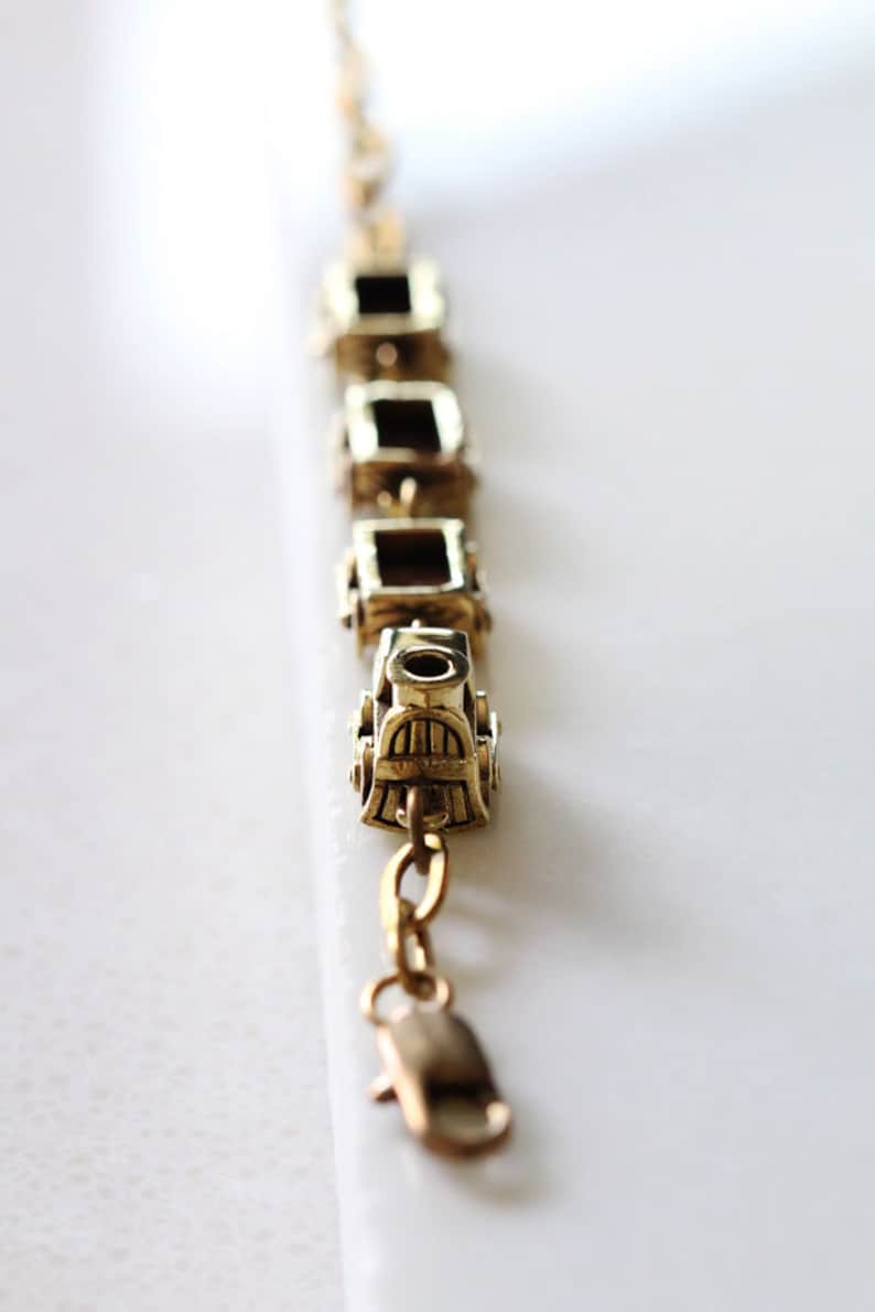 Bogey Train Bracelet / Linen Jewelry / Trains Bracelet / Brass Bracelet ...