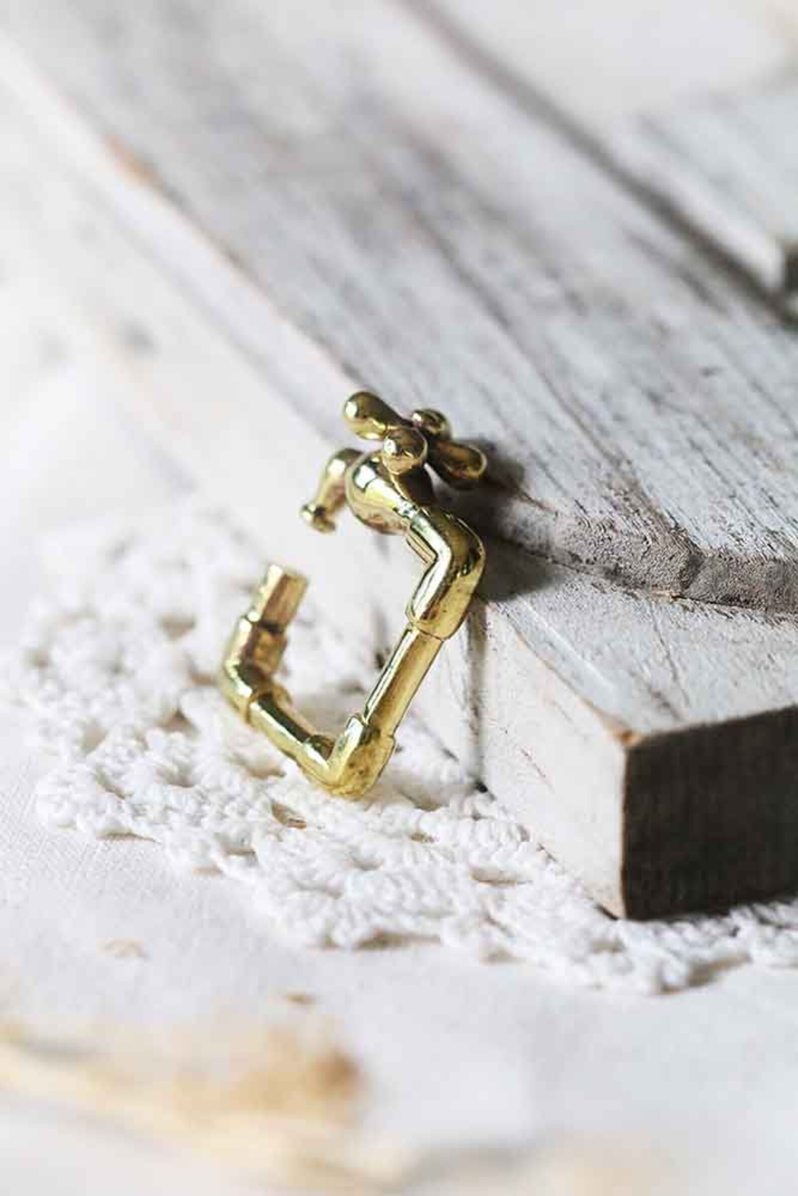 Faucet / Water Tap Ring / Linen Jewelry / Fashion Jewelry / | Etsy