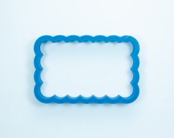 Scallop rectangle | Etsy