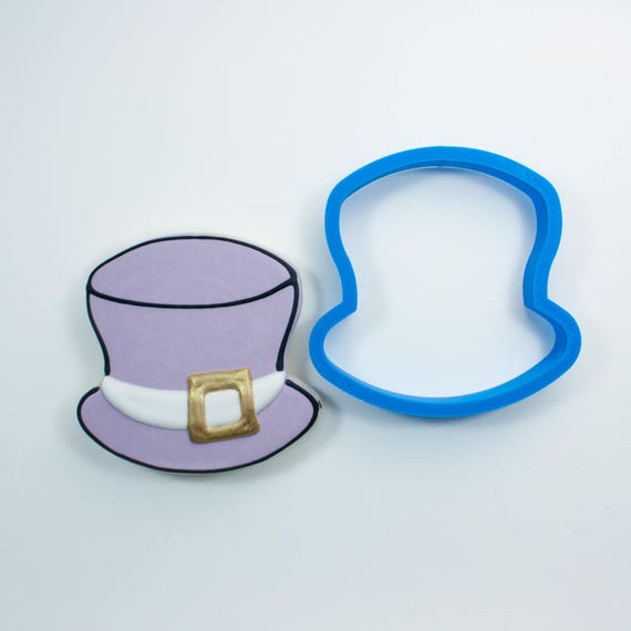 Top Hat Cookie Cutter | Chubby Top Hat, St. Patricks, 4th of July ...