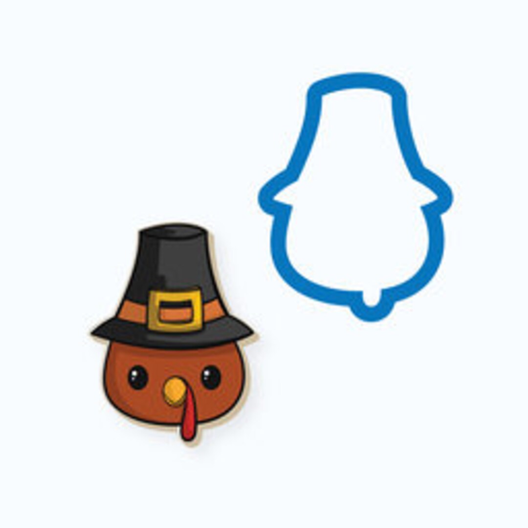Turkey Cookie Cutter Thanksgiving Fall Autumn Turkey - Etsy