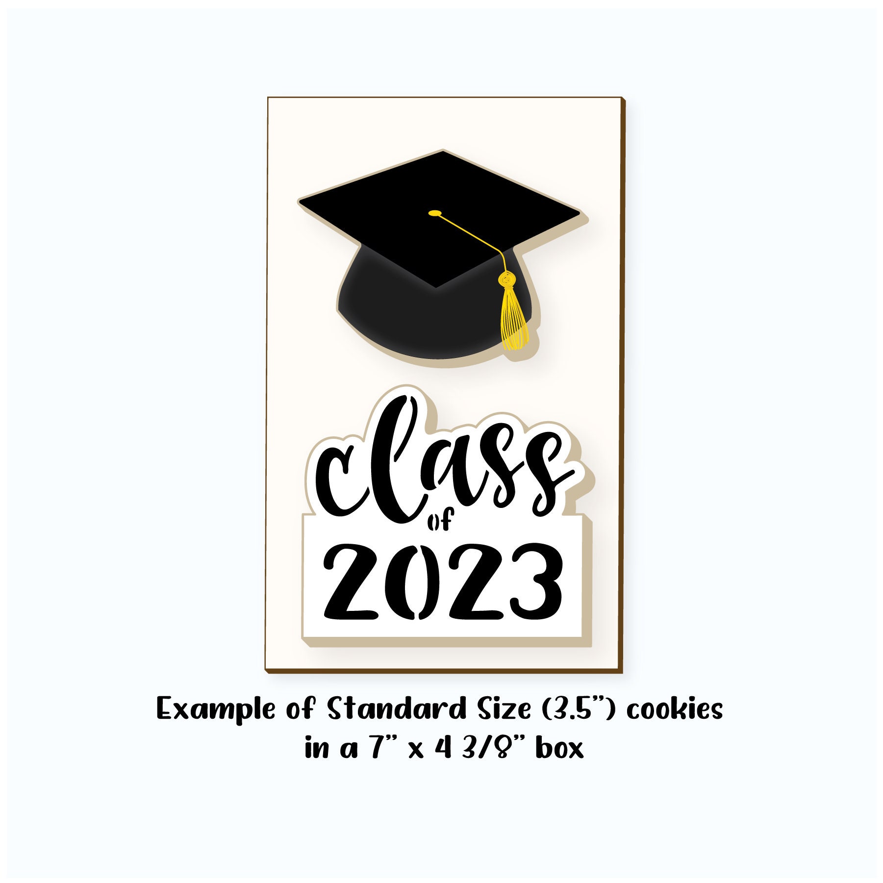 Stencil Cookies For Graduation Cakes