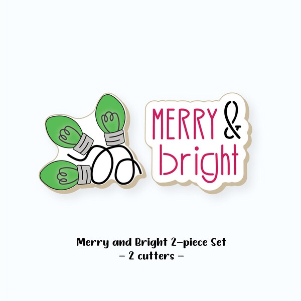 Christmas Cookie Stencil and Cutter Set - Etsy