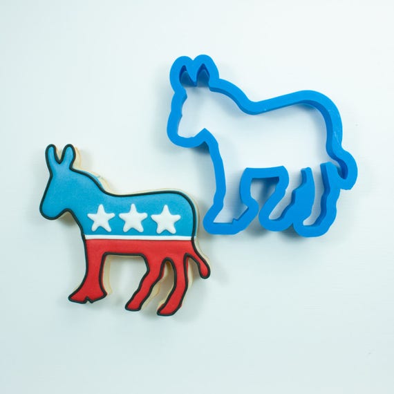 Democrat Donkey Cookie Cutter | Election Cookie Cutter | 2020 Election ...