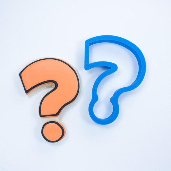 Question Mark Cookie Cutter by Frosted Cookie Cutters | Catch My Party