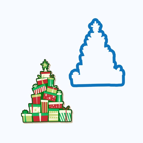 Present Tree Cookie Cutter by Frosted Cookie Cutters | Catch My Party