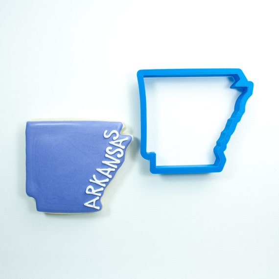 Arkansas Cookie Cutter | State Cookie Cutters | State Shaped Cookie ...