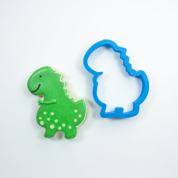 T-Rex Cutter | Birthday Cookie Cutter | Dinosaur Cookie Cutter | Mini ...