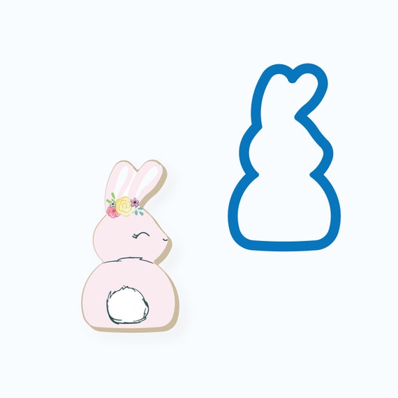 Easter Cookie Cutter | Bunny, Rabbit, Girl, Spring, Animal, Baby Shower ...