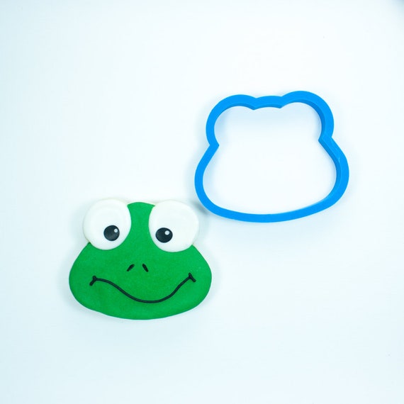 Frog Head Cookie Cutter | Frog Head Fondant Cutter | Custom Cookie ...