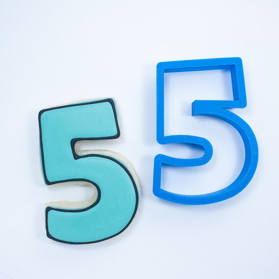 Number Five Cookie Cutter by Frosted Cookie Cutters | Catch My Party