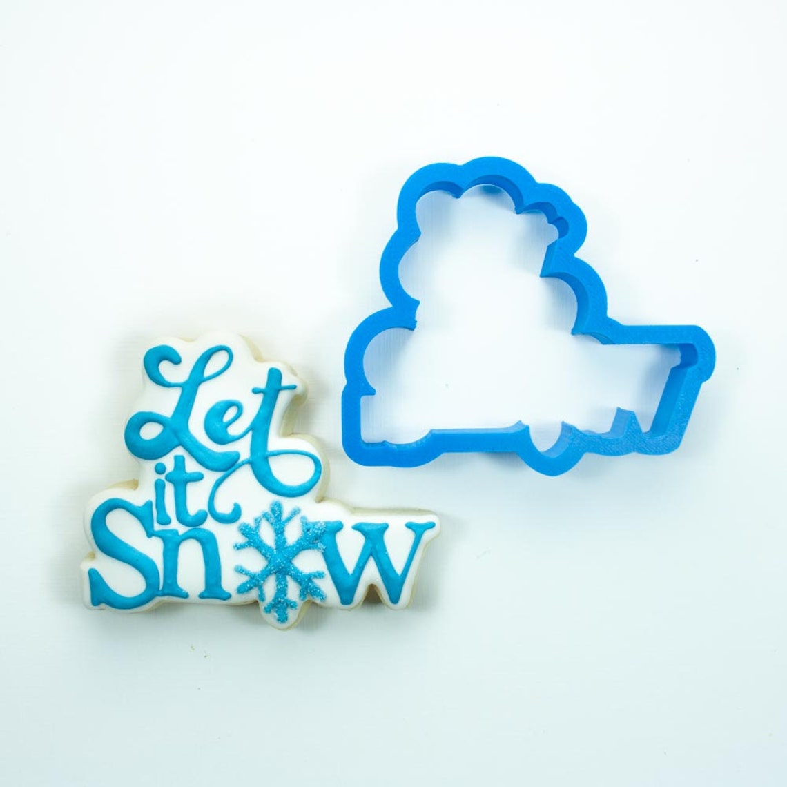 Let It Snow Cookie Cutter | Etsy