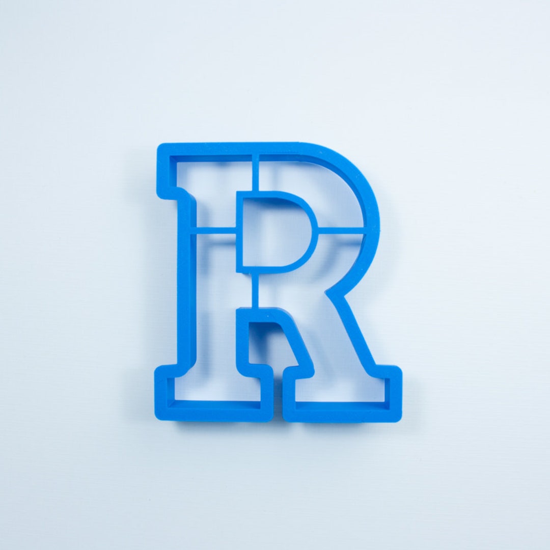 Block Letter R Cookie Cutter Alphabet Cookie Cutters - Etsy