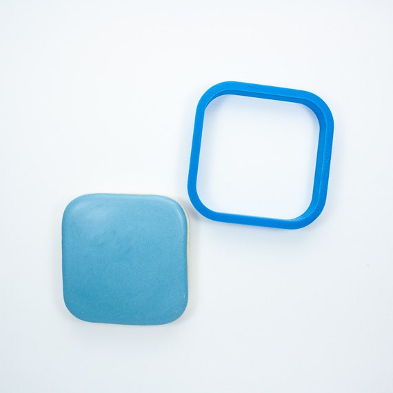 Square Cookie Cutter | Rounded Square, Square Plaque by Frosted Cookie ...