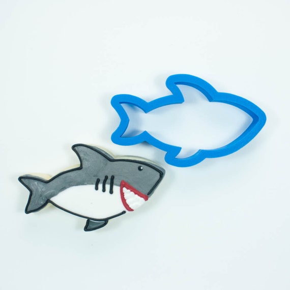 Shark Cookie Cutter by Frosted Cookie Cutters | Catch My Party