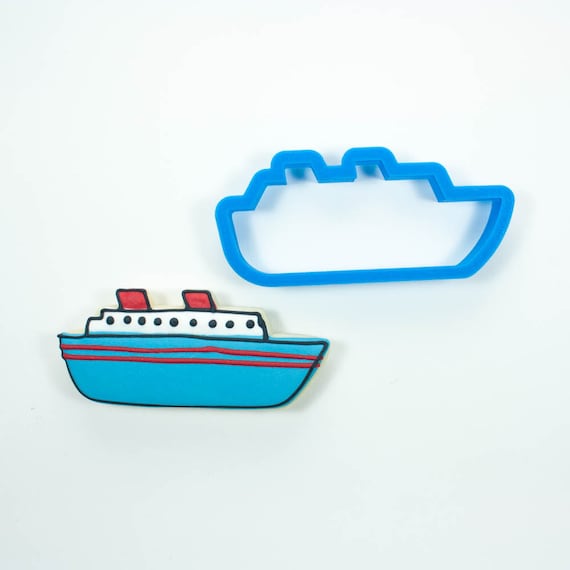 Cruise Ship Cookie Cutter by Frosted Cookie Cutters | Catch My Party