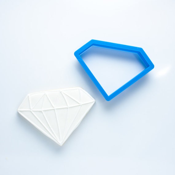 Diamond Cookie Cutter | Gemstone Cookie Cutter, Prism Cookie Cutter ...