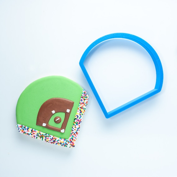 Baseball Stadium Cookie Cutter | Baseball Field Cookie Cutter, Ballpark ...