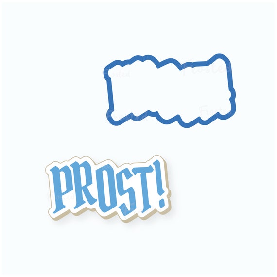 PROST! Cookie Cutter | Octoberfest Cookie Cutters, German Theme Cookie ...