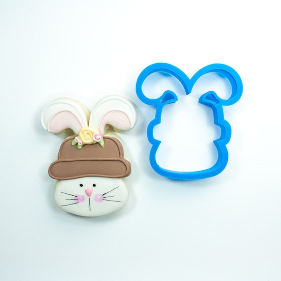 Bunny with Hat Cookie Cutter | Easter Bunny Cookie Cutter | Easter ...