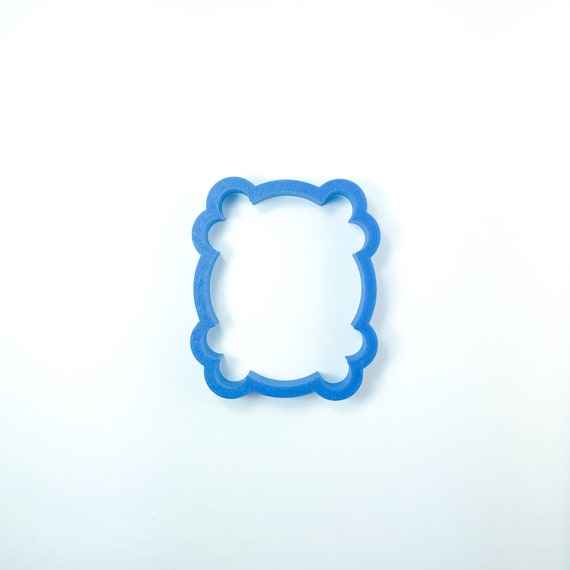 Fancy Frame Plaque Cookie Cutter | Frame Cookie Cutter | Plaque Cookie ...