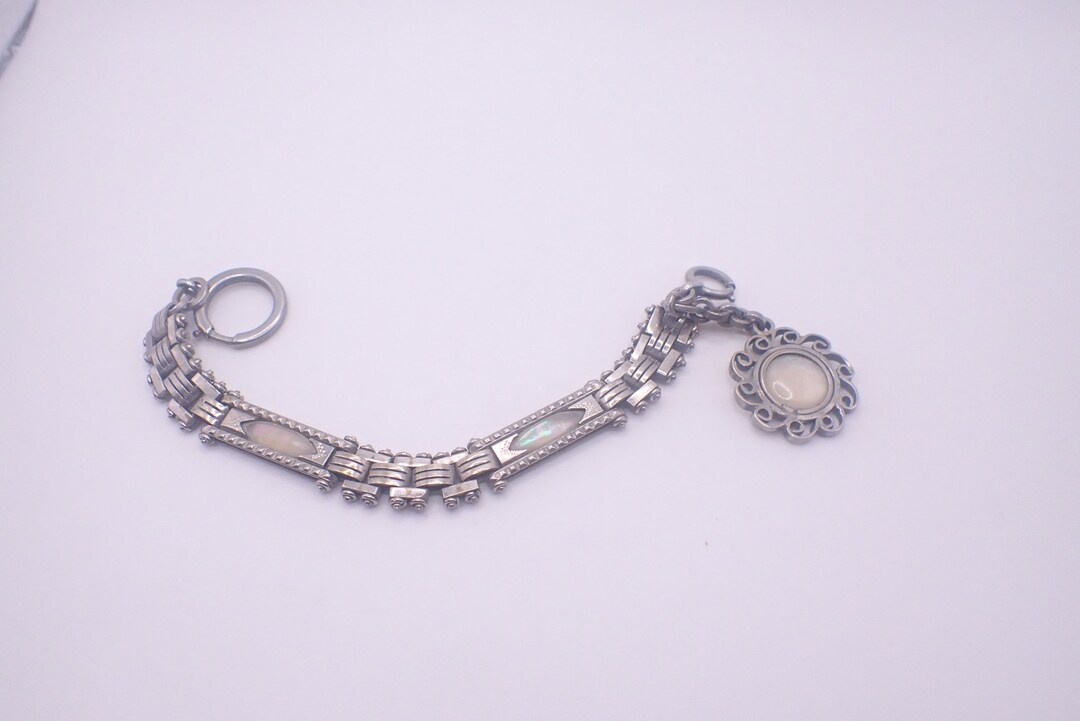 Antique Albert Pocket Watch Chain Bracelet Fancy Links French ...