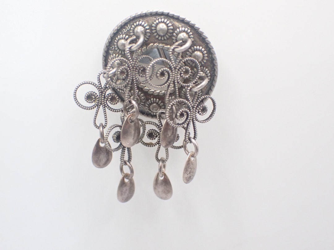 Norwegian 830 Silver Solje Wedding Brooch Pin - Etsy