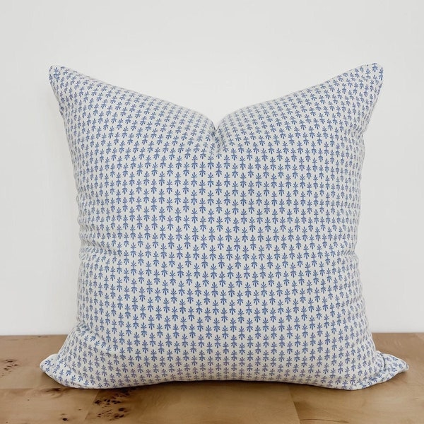 Blue Pattern Pillow Cover - Etsy