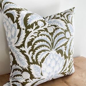 Serena & Lily Grove Artichoke Floral Pillow Cover - Coastal ...