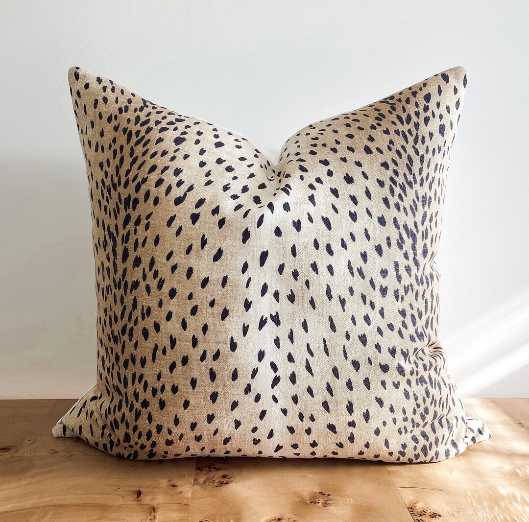 Vern Yip Antelope in Black Fawn Pillow Cover, Animal Print Pillow Cover ...