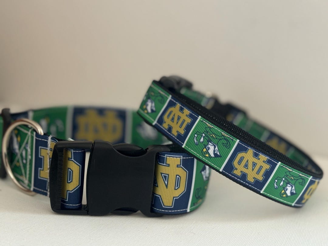 Norte Dame Dog Collar and Leashes, College Football , Big 10 ...