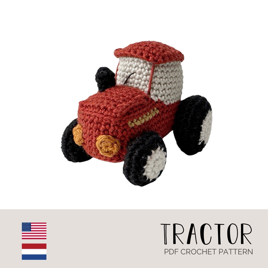 PDF Crochetpattern Tractor Rattle Haakpatroon Tractor / Trekker ...