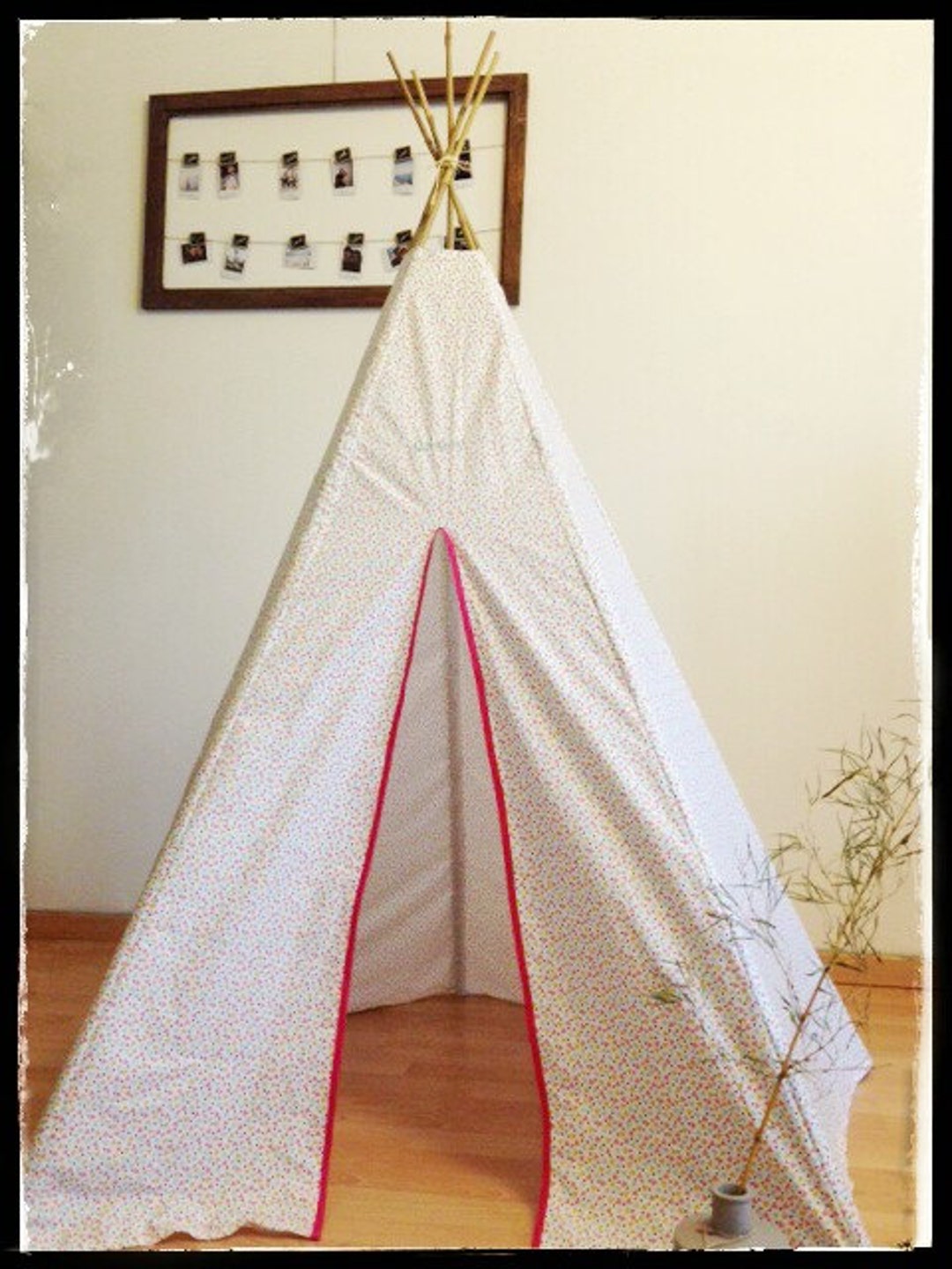 Nomadic Tipi jade. Personalized Kids Teepee. Hut. Decorative Object ...