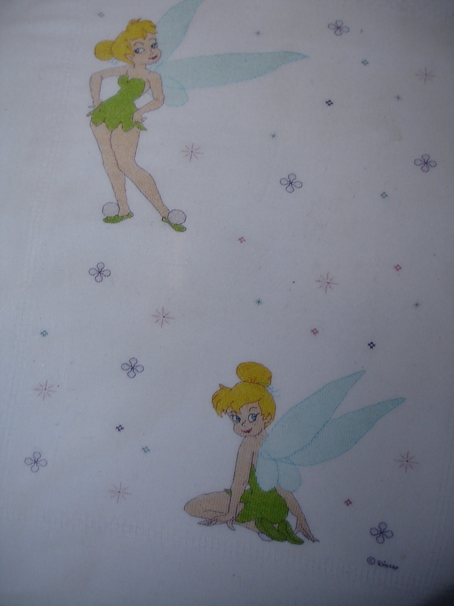 Tinker Bell Fairy by Disney Cross Stitch Afghan Kit by Janlynn/ Pre ...