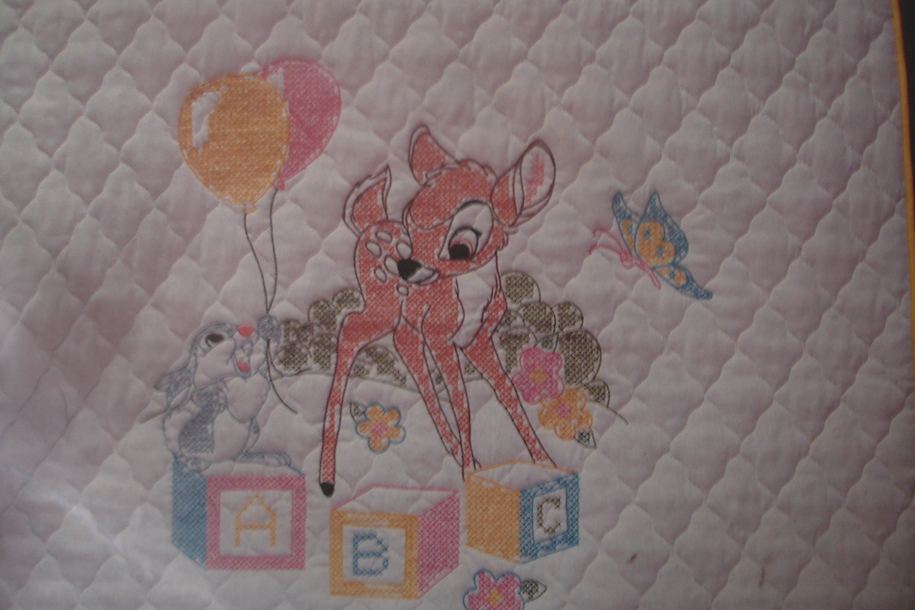 Walt Disney Studios Bambi & Friends Cross Stitch Quilt Kit/ Measures ...