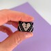 Peyote Ring Pattern, Ring Black Bead Tutorial, Geometric Beaded Ring, Miyuki Delica Ring, Odd ...