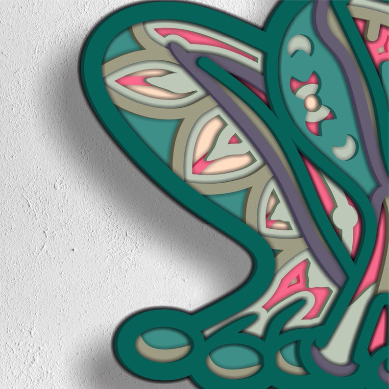 3D Frog Multilayer SVG Laser Cut File (digital Download) - Etsy